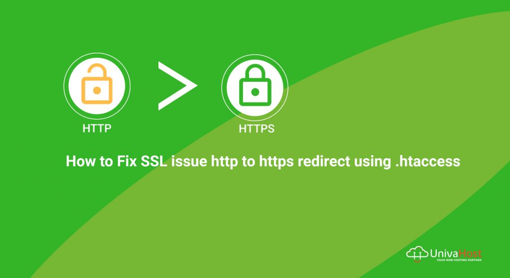 How to Fix SSL issue http to https redirect using .htaccess